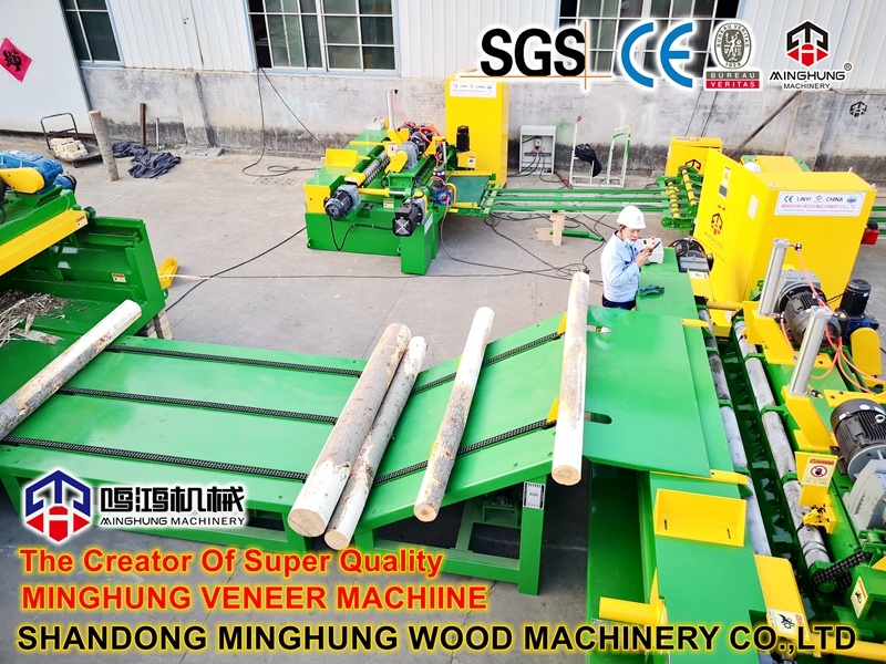 Automatic Log Processing Machine Wood Veneer Peeling Machine