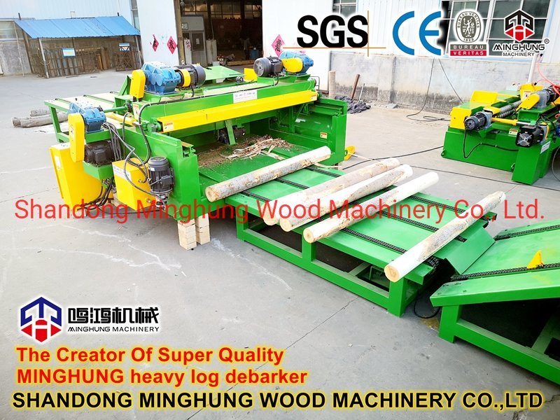 Rotary Core Veneer Log Debarking Line for Veneer Production Peeling Line