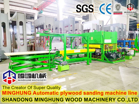 Plywood Sanding Machine Line-For Plywood Production - SHANDONG MINGHUNG ...