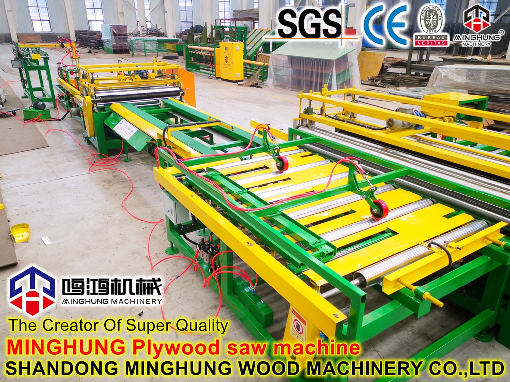 Plywood Making Machine Double Sizer Edge Cutting Saw Machine - SHANDONG ...