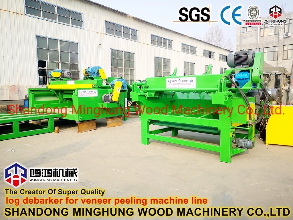 Trunks Wood Log Rounding Debarking Machine