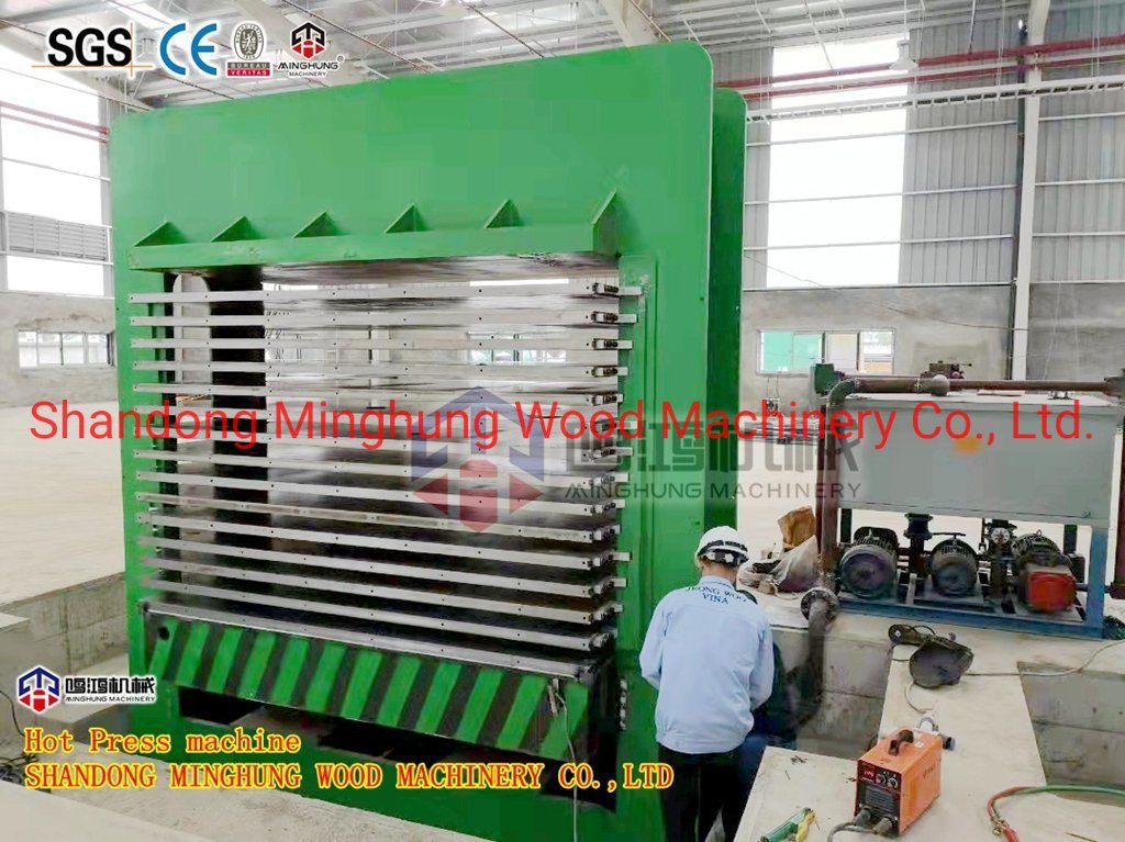 High Pressure Melamine Board Hot Pressing Machine for Melamine Plywood ...