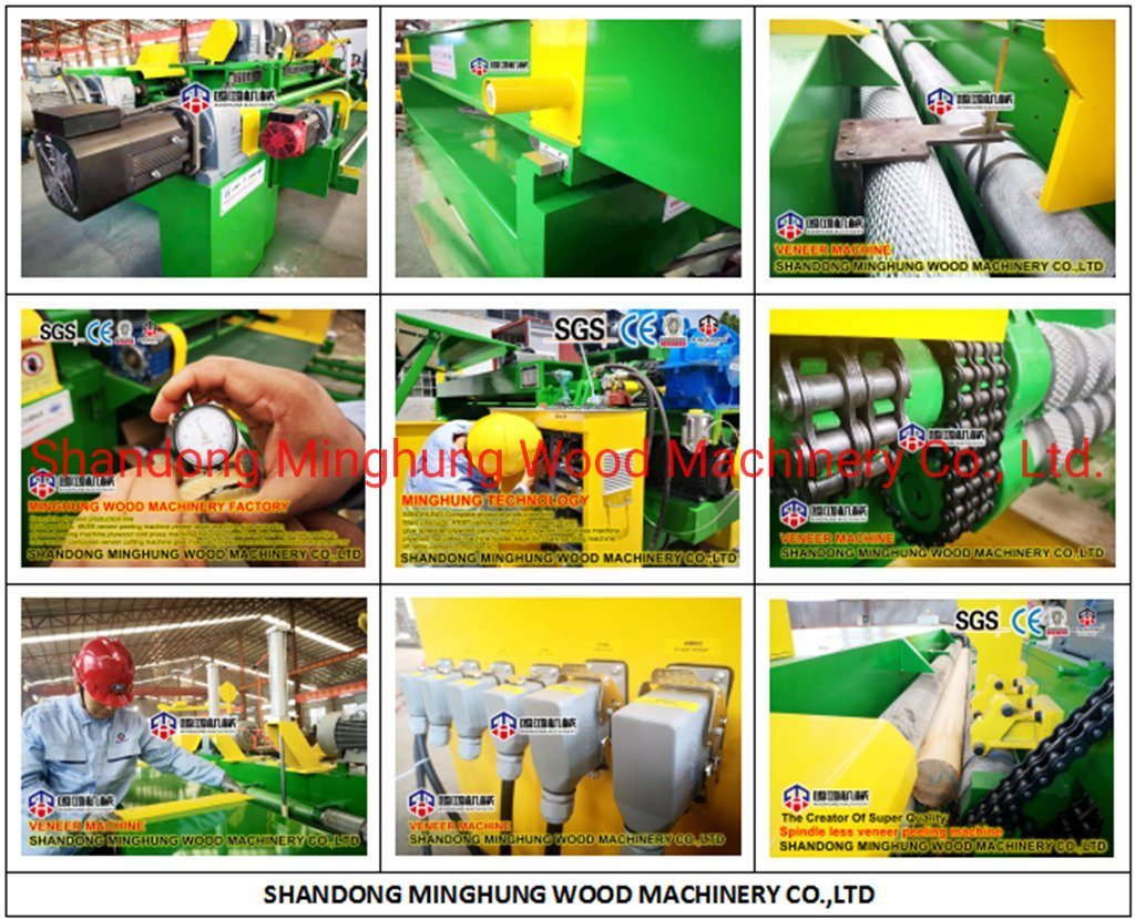 Veneer Production Veneer Peeling Machine for Poplar Peeled Veneer Sheet