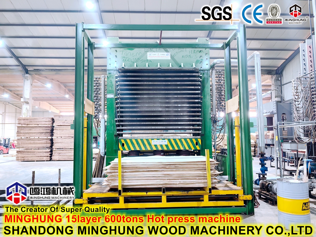 Hydraulic Hot press machine for Blockboard /Plywood /LVL panel ...