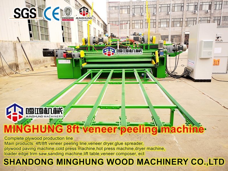 Woodworking Plywood Peeling Machine for Wood Veneer Core