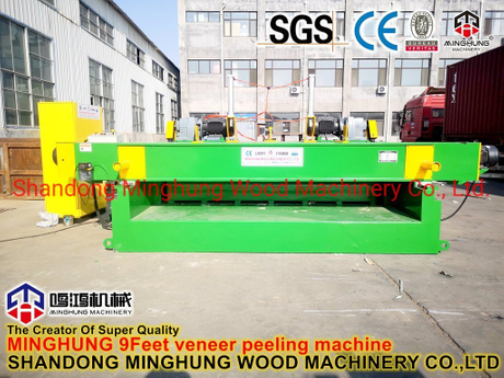 CNC Spindleless Wood Veneer Log Peeling Machine